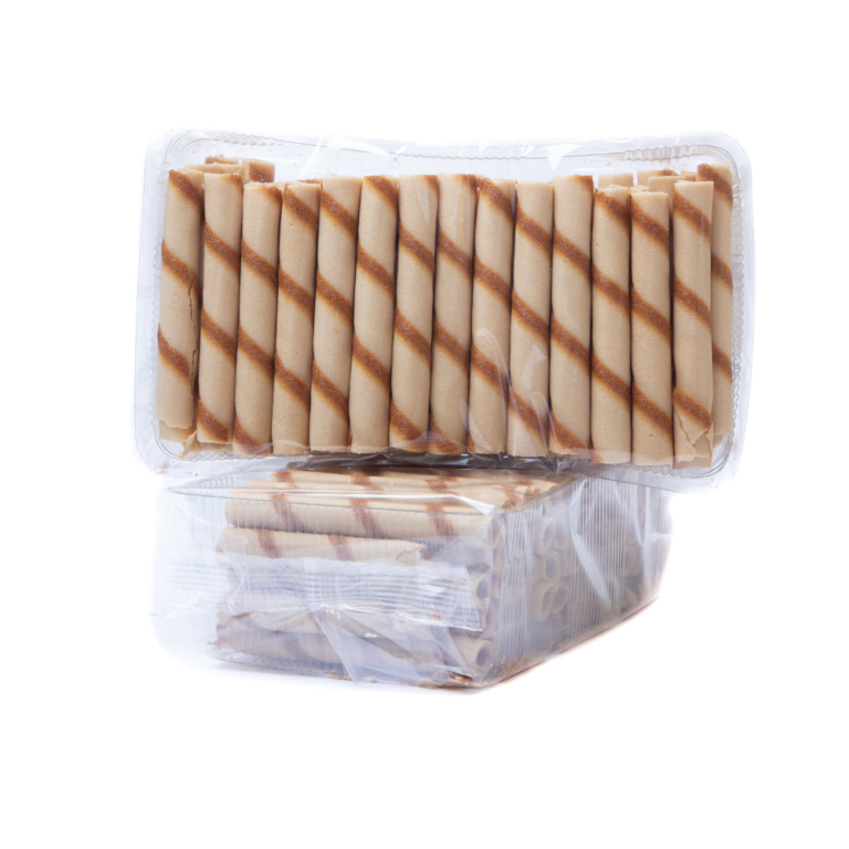 Wafer Dessert Sugar Curls - 4 Packs Per Box - Medina Delights